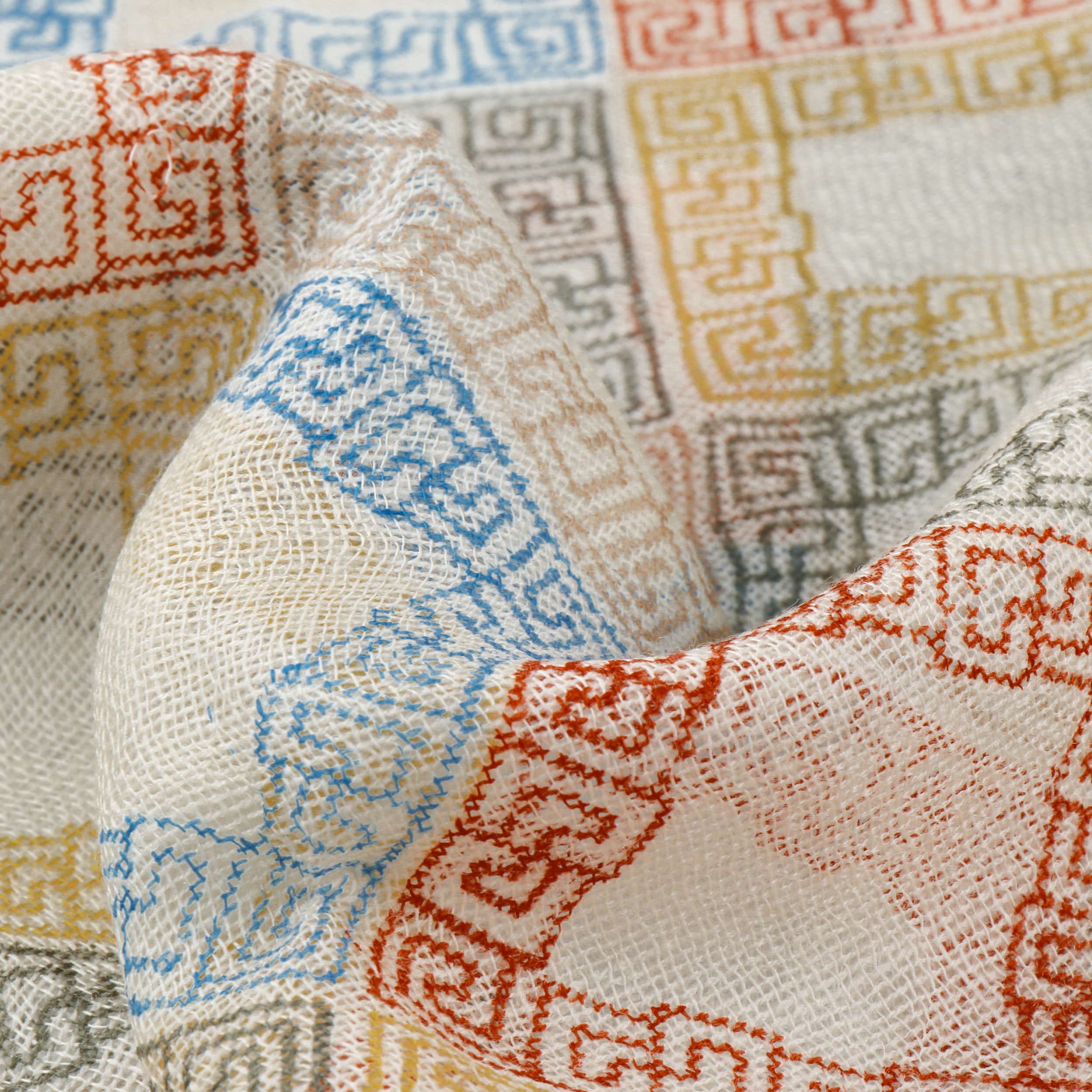 Rhombus Light Wool Sommerschal by Stetson - 69,00