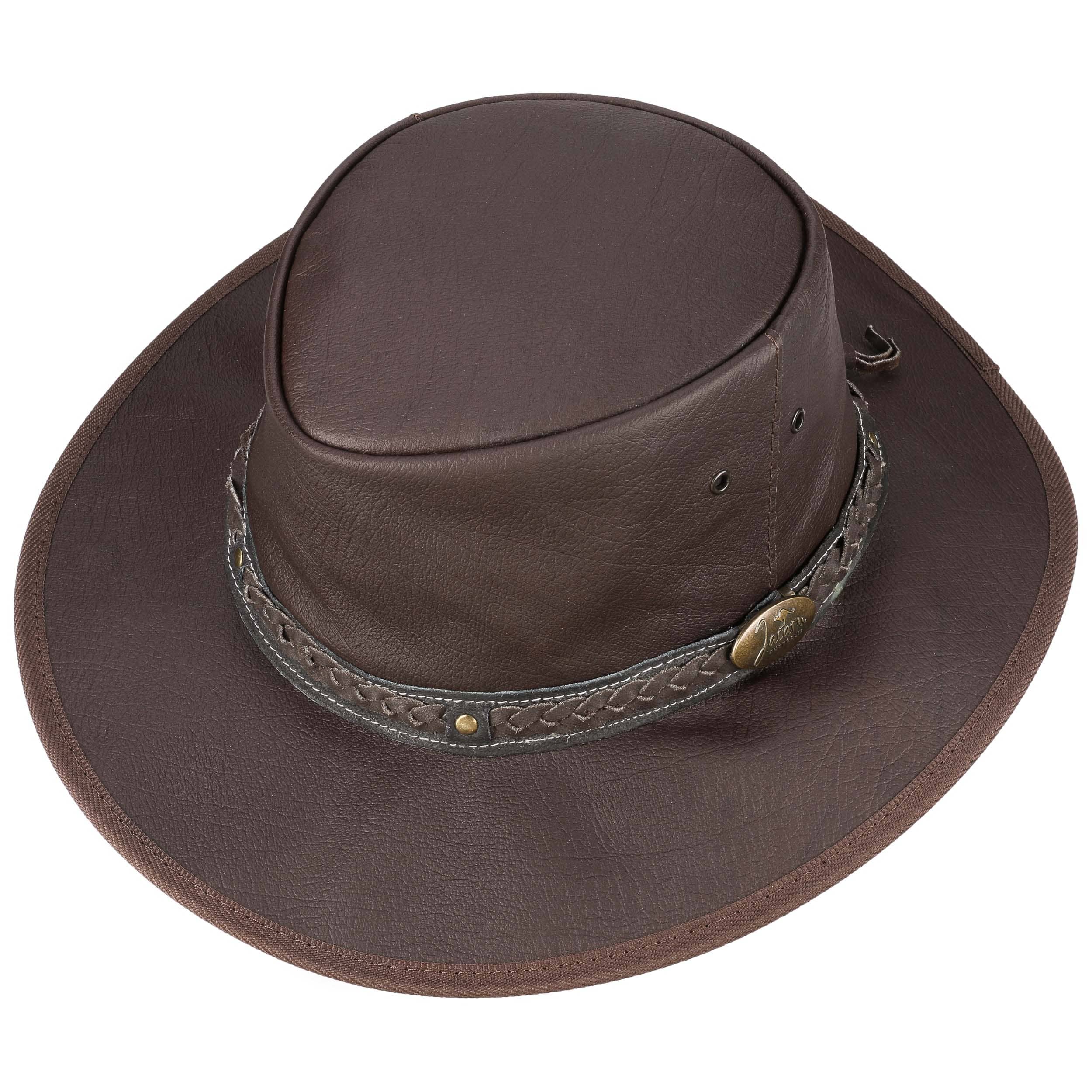 Roo Nomad Leather Hat by Jacaru - 99,95