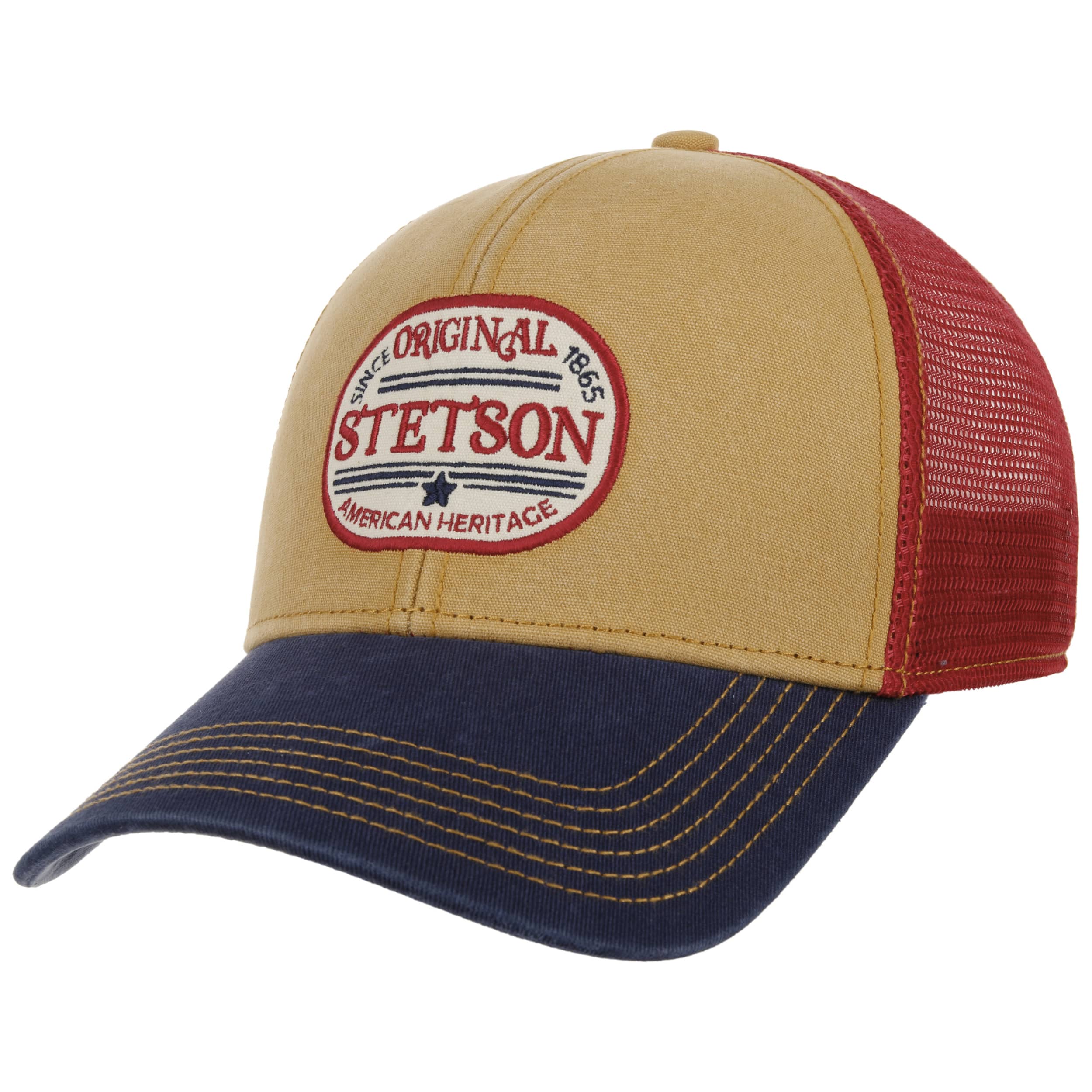 Since 1865 Oval Logo Trucker Cap by Stetson - CHF 52.95