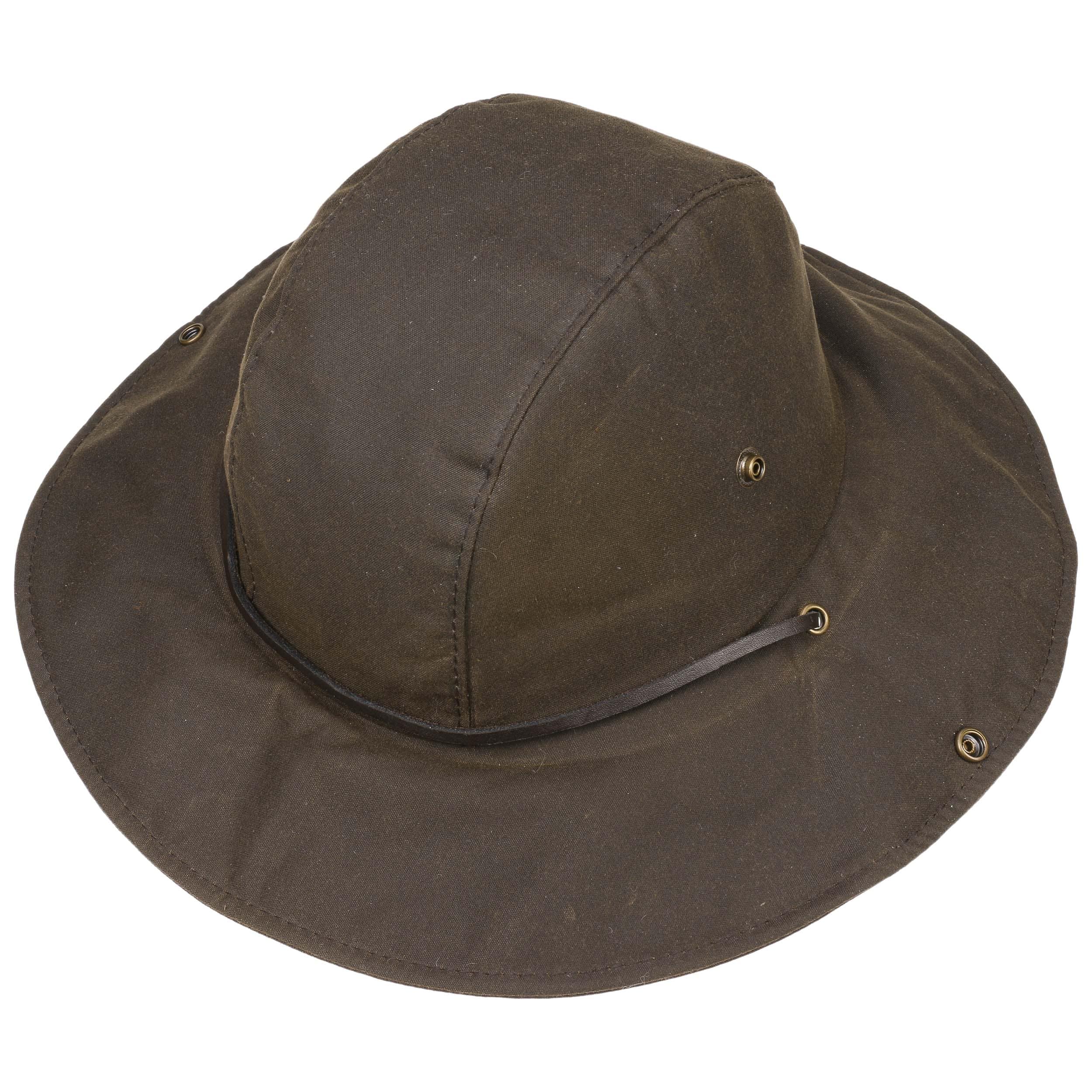 Snap Brim Oiled Cotton Outdoorhut - 54,95