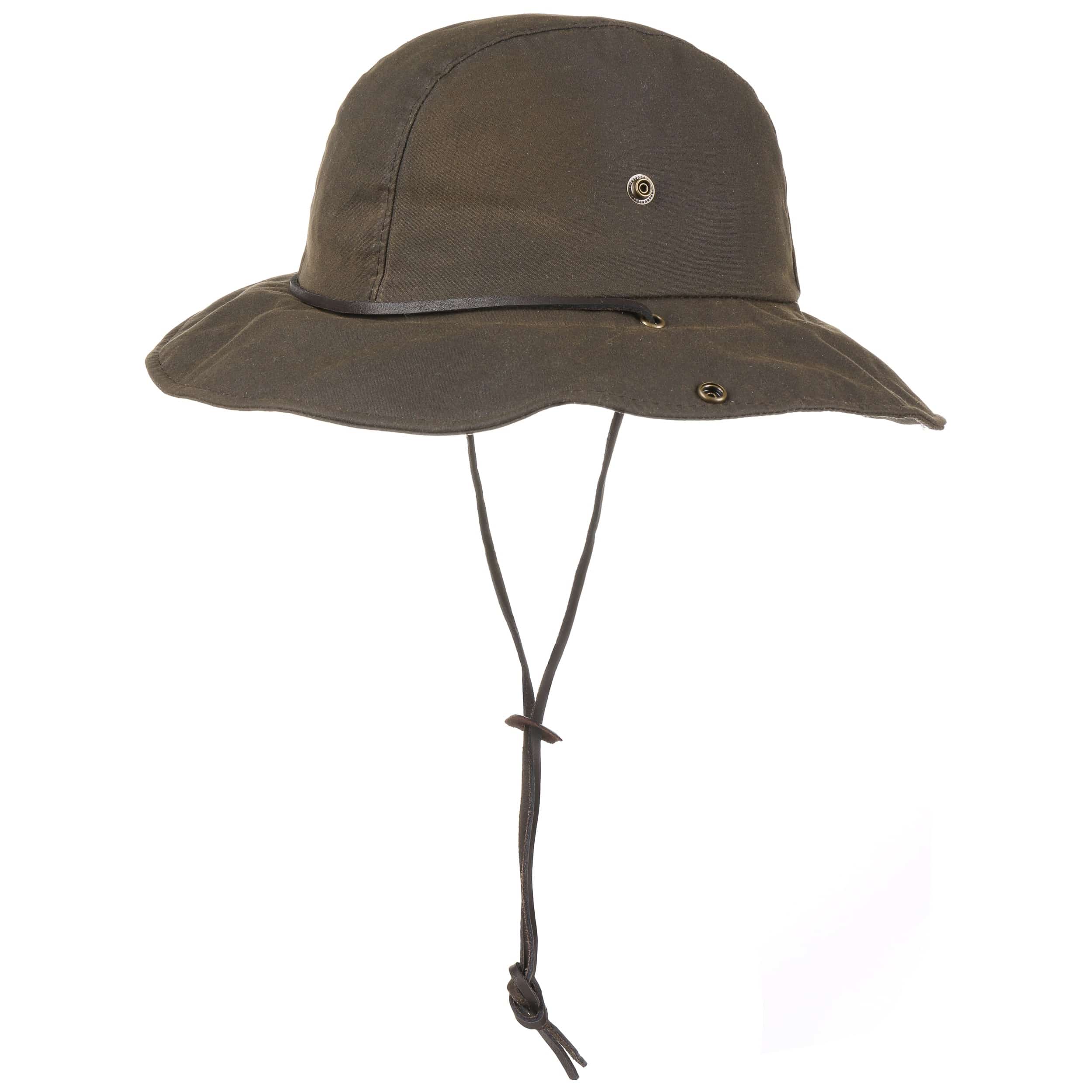 Snap Brim Oiled Cotton Outdoorhut - 54,95