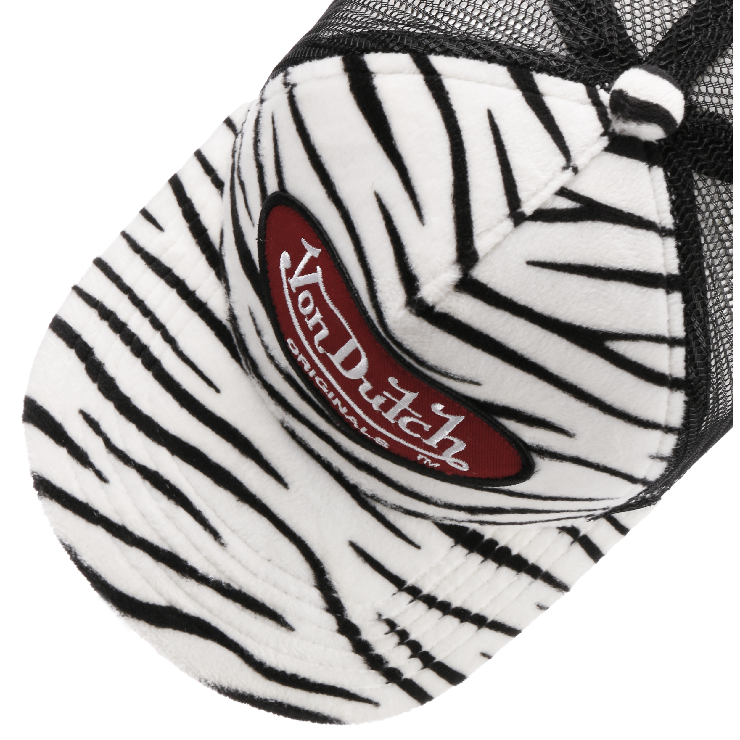 Soft Animal Zebra Trucker Cap by Von Dutch - 24,95
