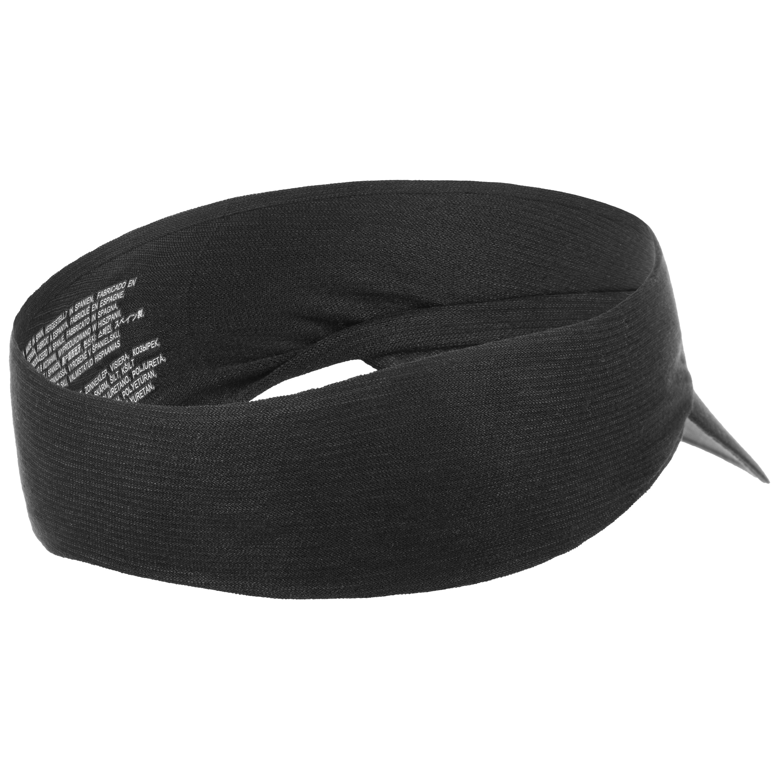 Solid Black Pack Run Visor by BUFF - 17,95
