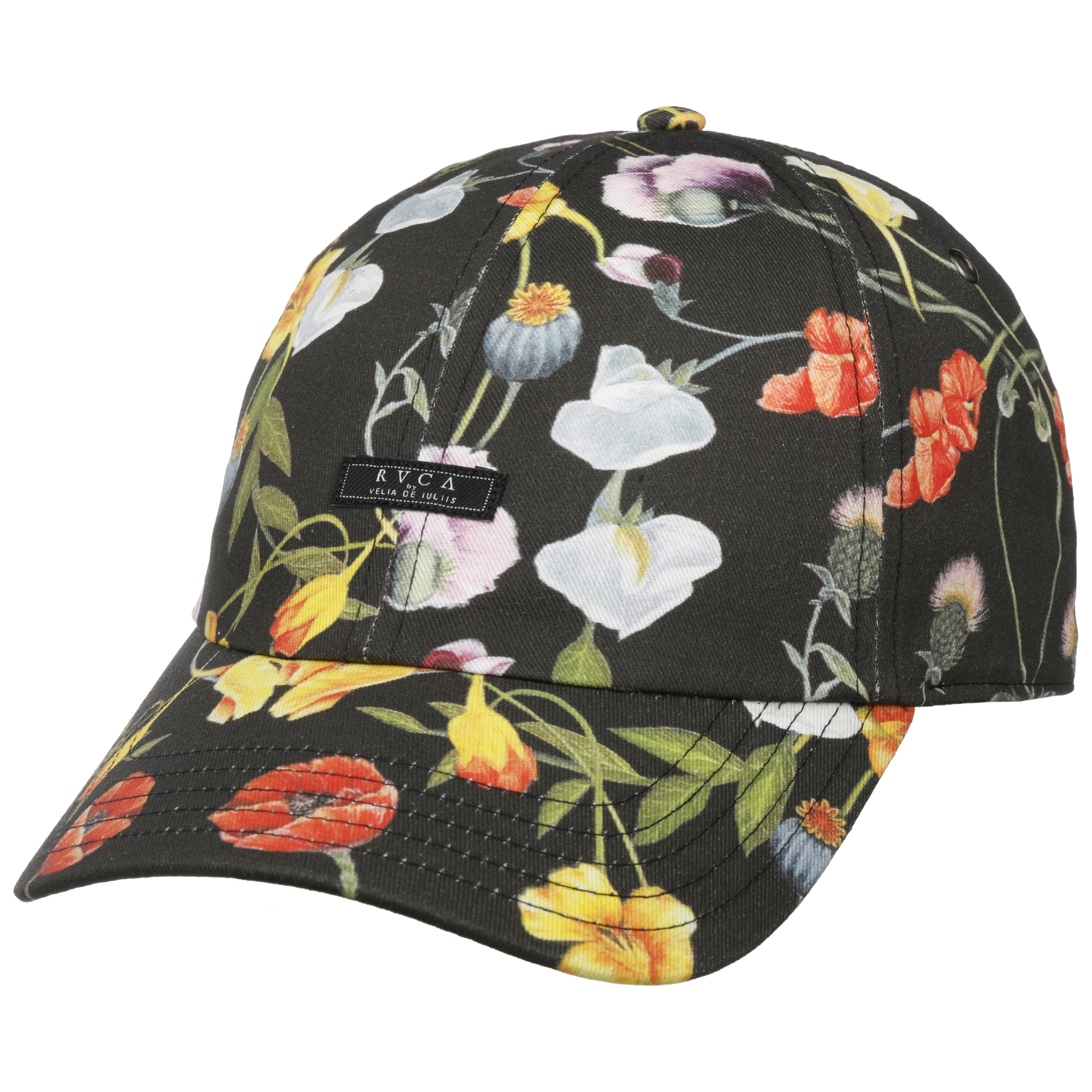 Staples Corn Poppies Dad Strapback Cap by RVCA - 36,95