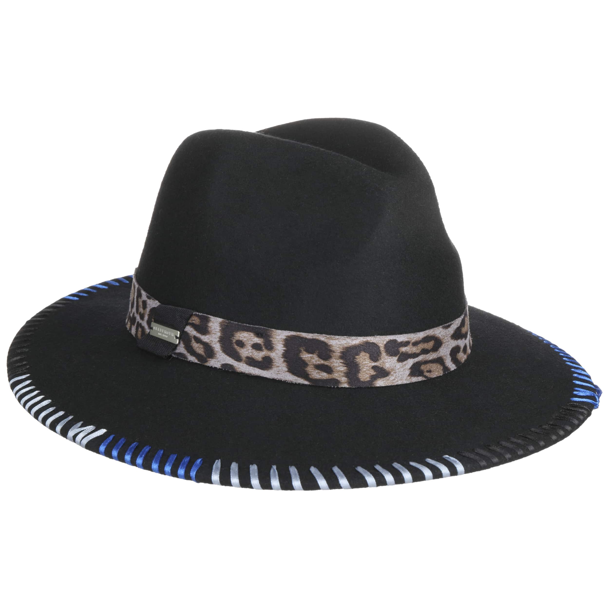 Stitched Brim Fedora Filzhut by Seeberger - 79,95