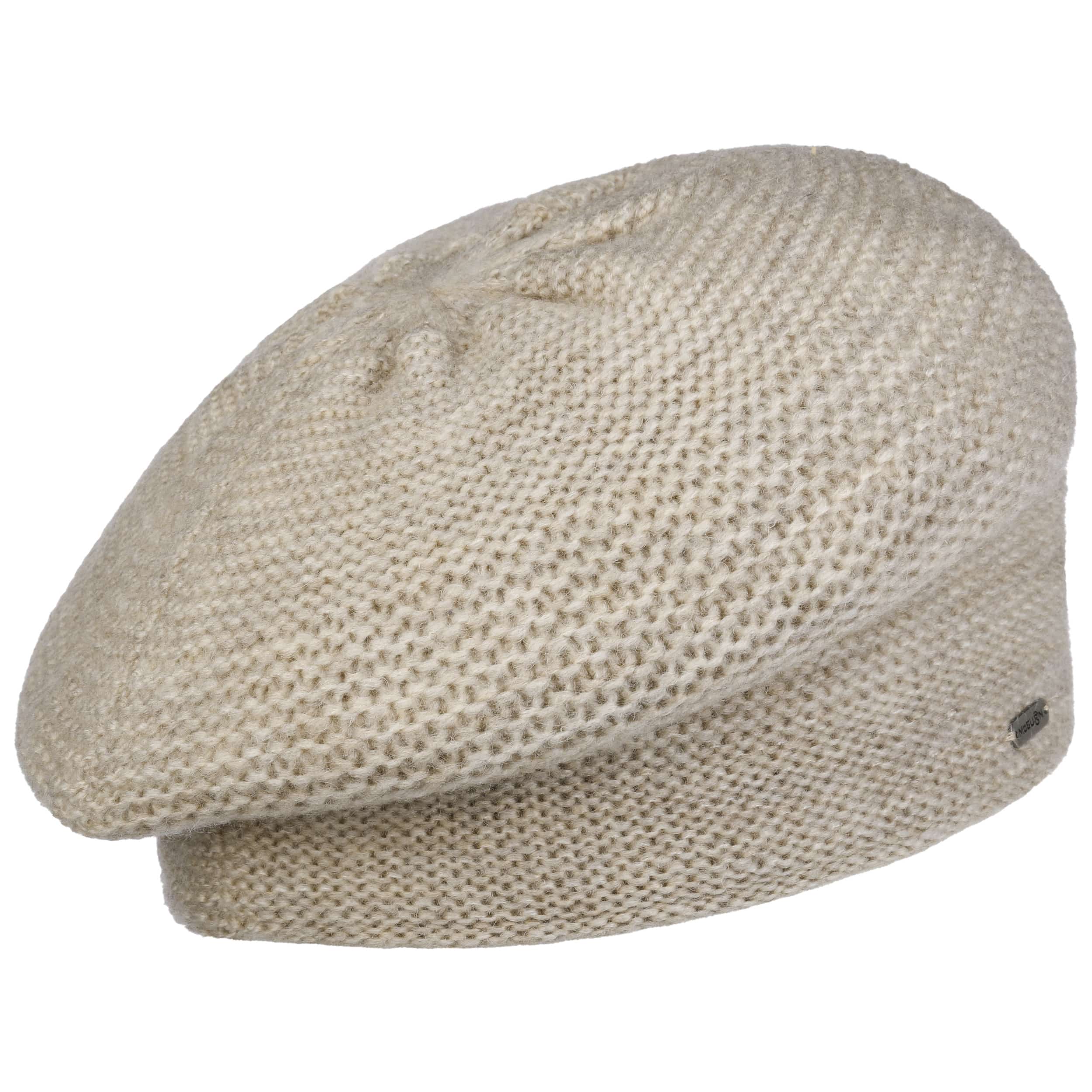 Strikket Baret med Blomster og Perler by McBURN --> Køb hatte, huer ...