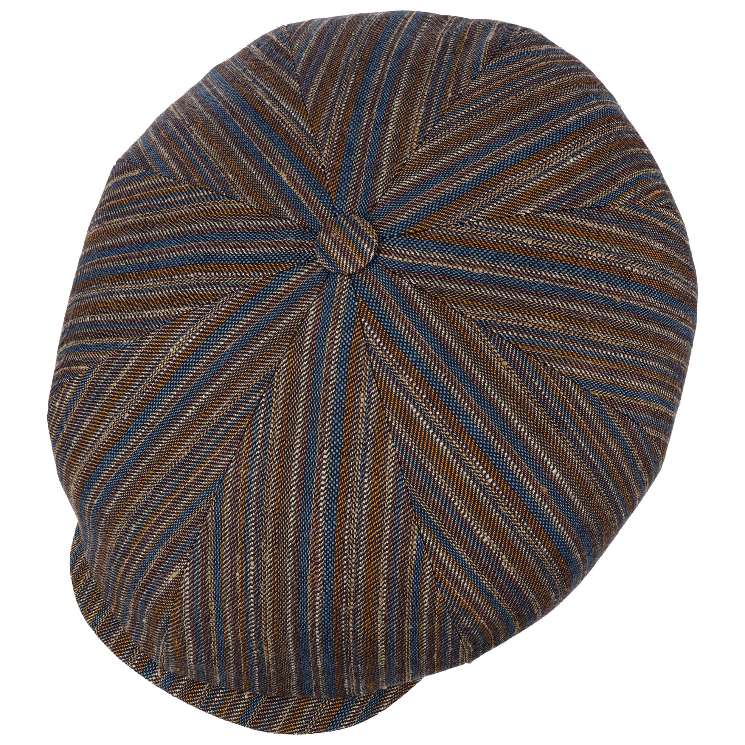 Stripe Barista 8 Panel Flatcap by Stetson - 119,00