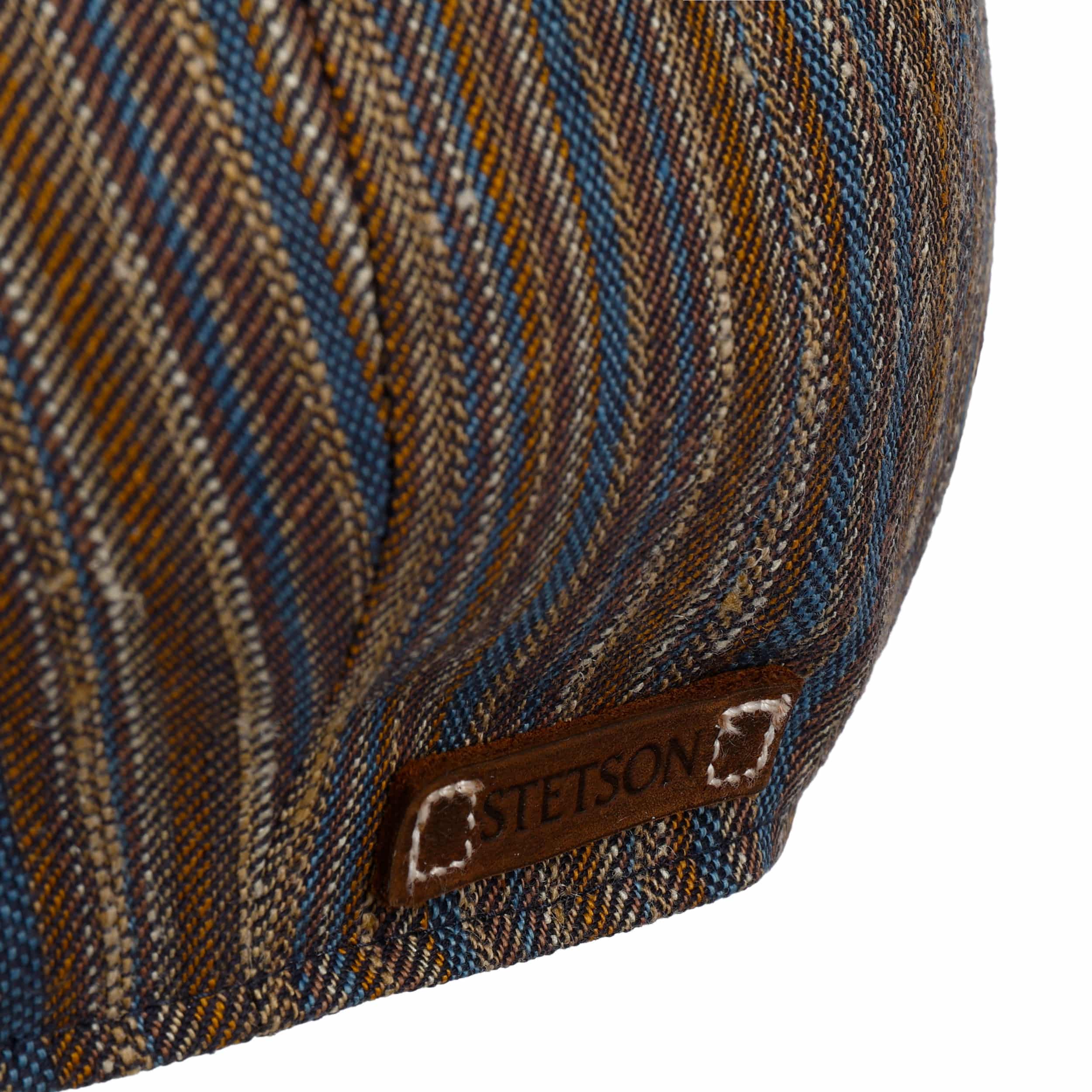 Stripe Barista 8 Panel Flatcap by Stetson - 119,00