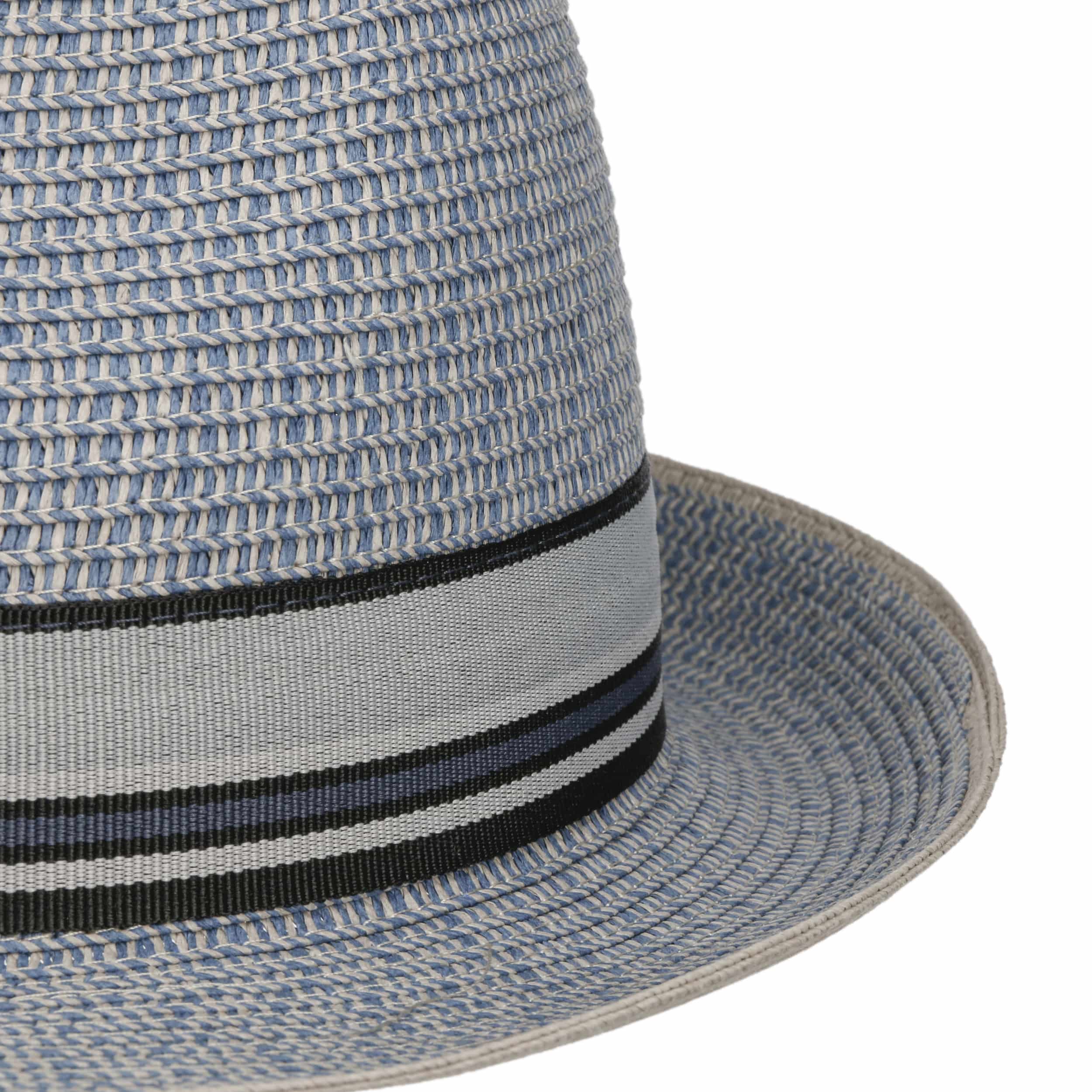 Striped Band Fedora Strohhut - 39,95