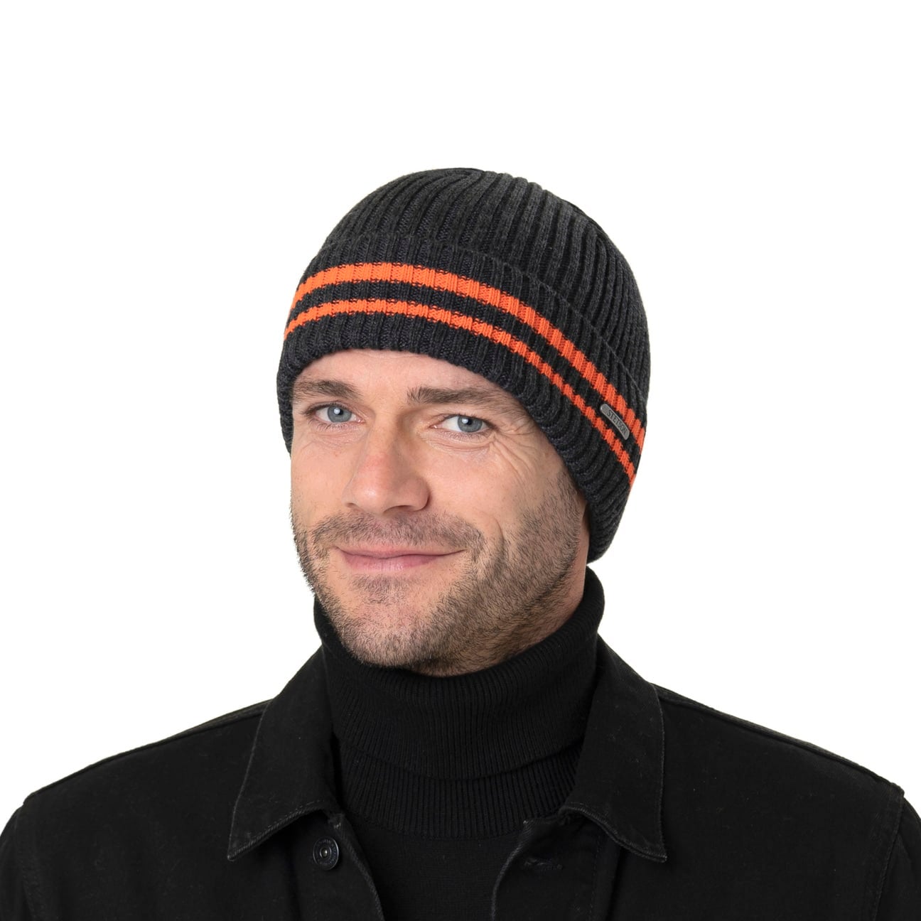 Striped Cuff Beanie by Stetson - CHF 50.95