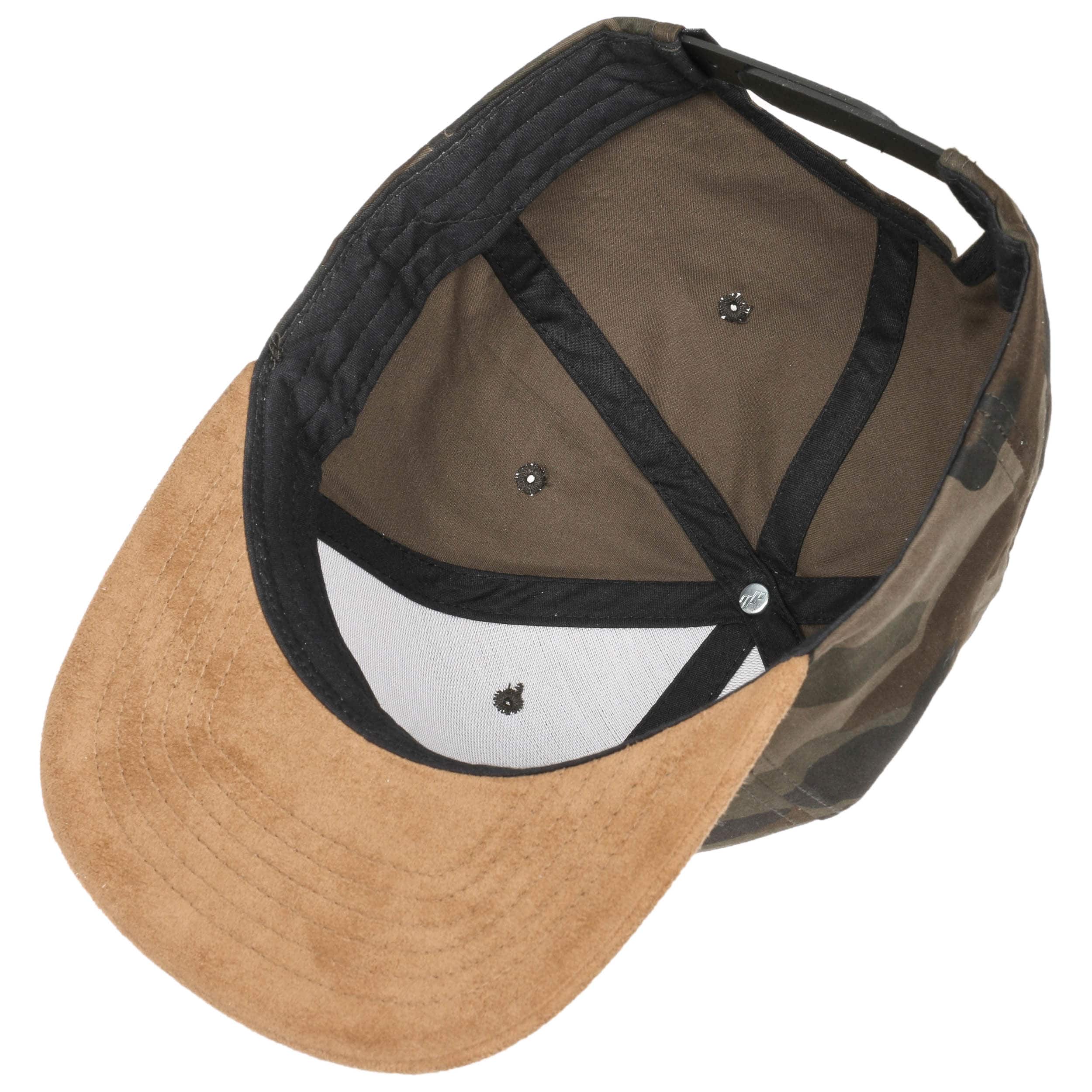 Suede 6 Panel Snapback Cap by Reell - 34,95