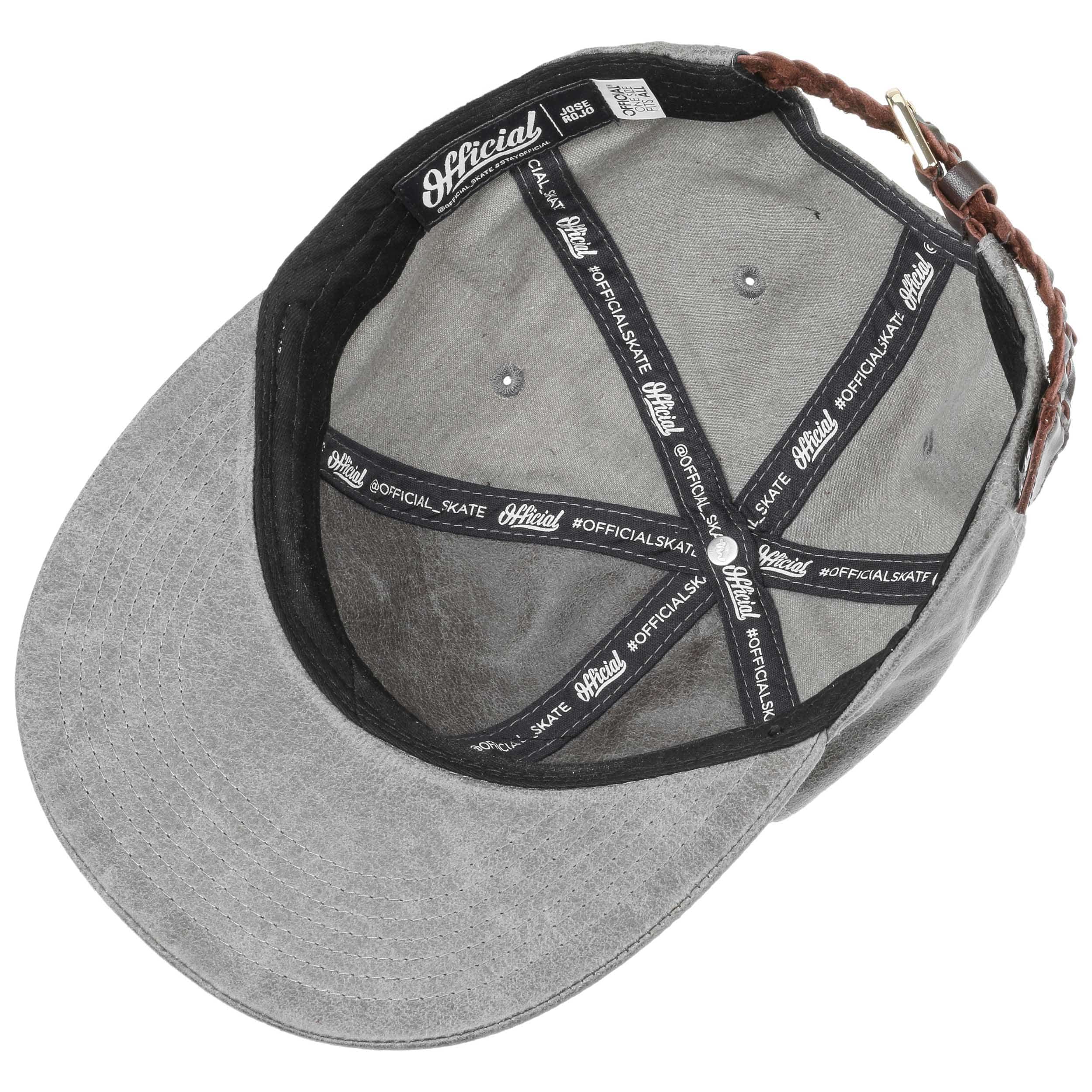 Suede Pitch Strapback Cap by Official Headwear - 21,95