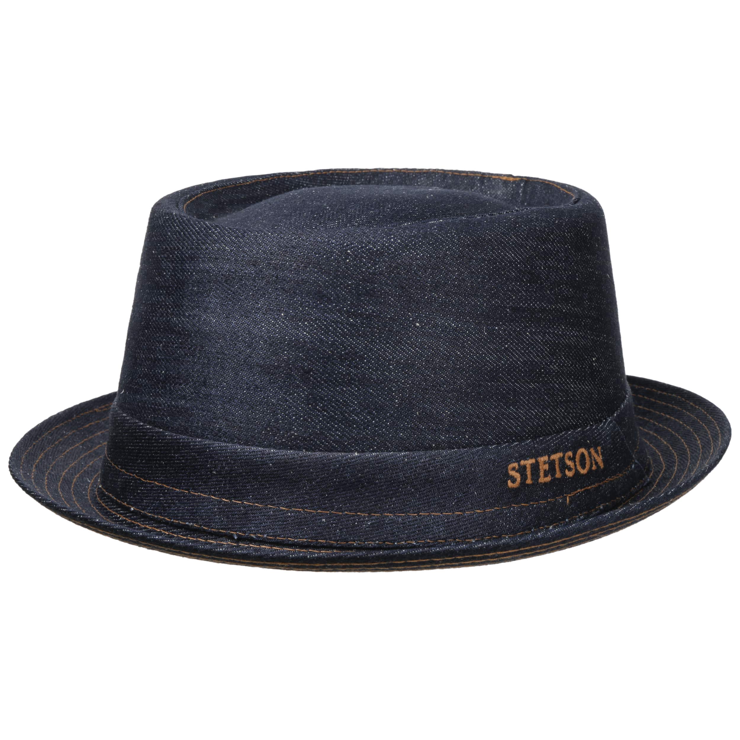 Sustainable Pork Pie Denim Hatt by Stetson - 1079,00 kr