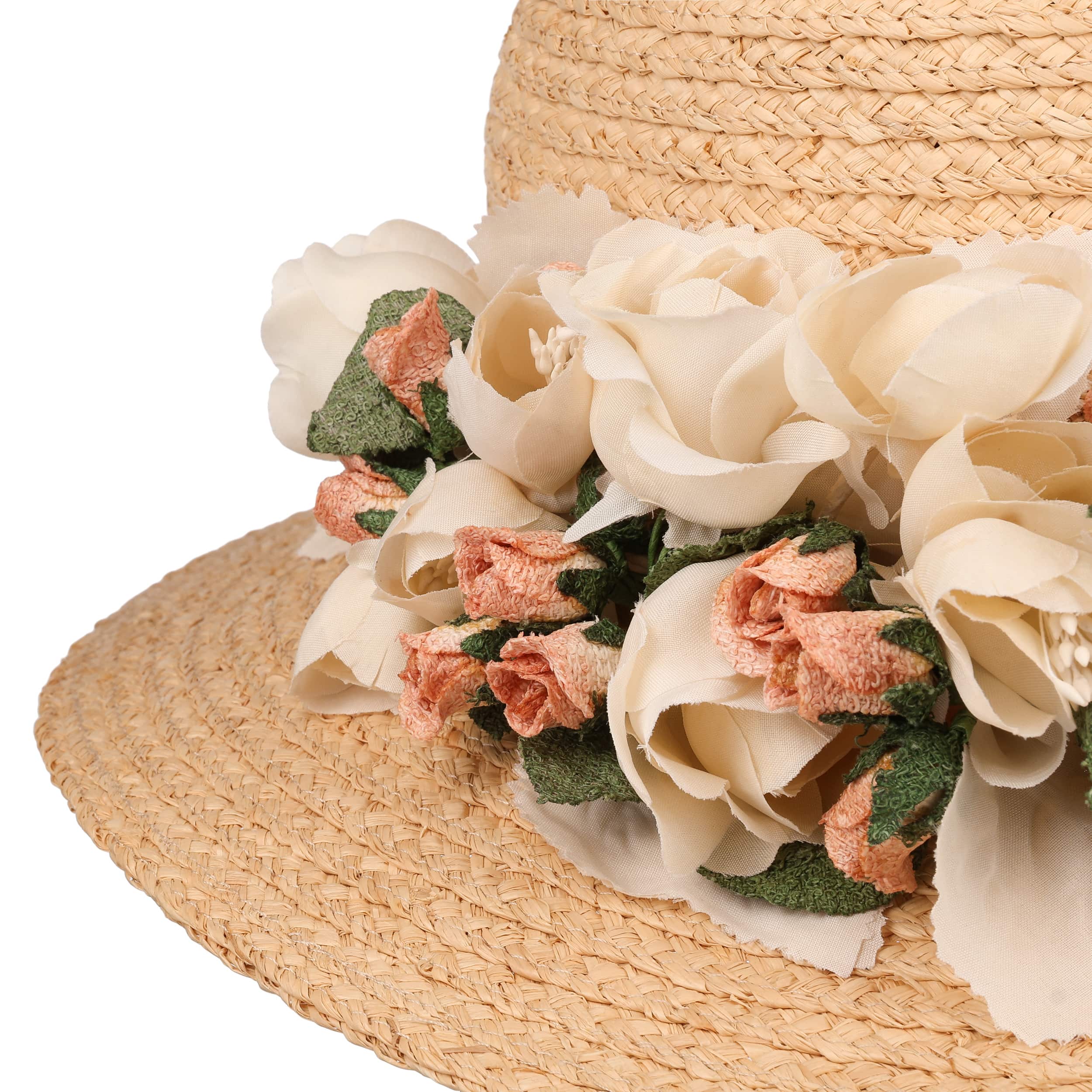 Telina Raffiahut mit Blumen by Lierys - 99,00