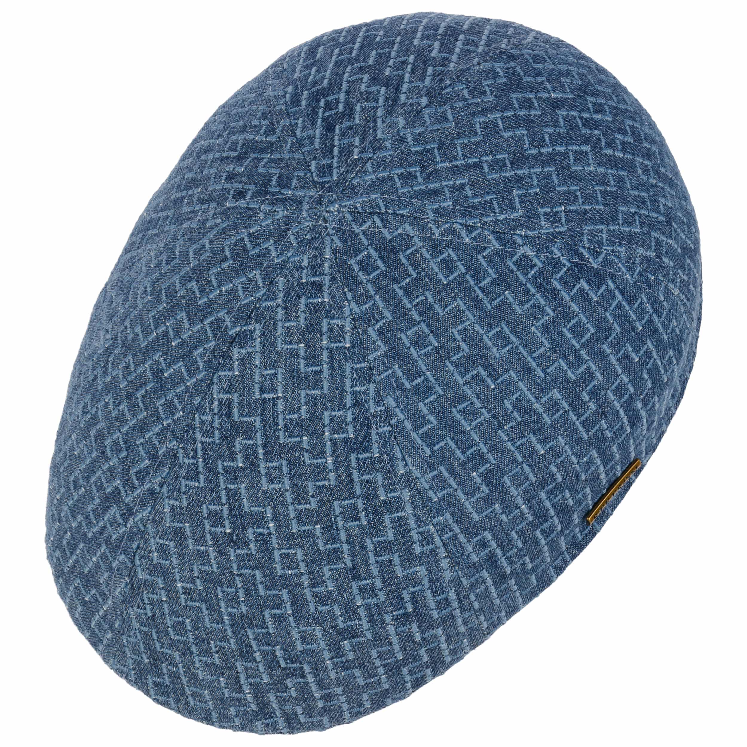 Texas Embroidered Denim Flat Cap by Stetson - 1069,00 kr