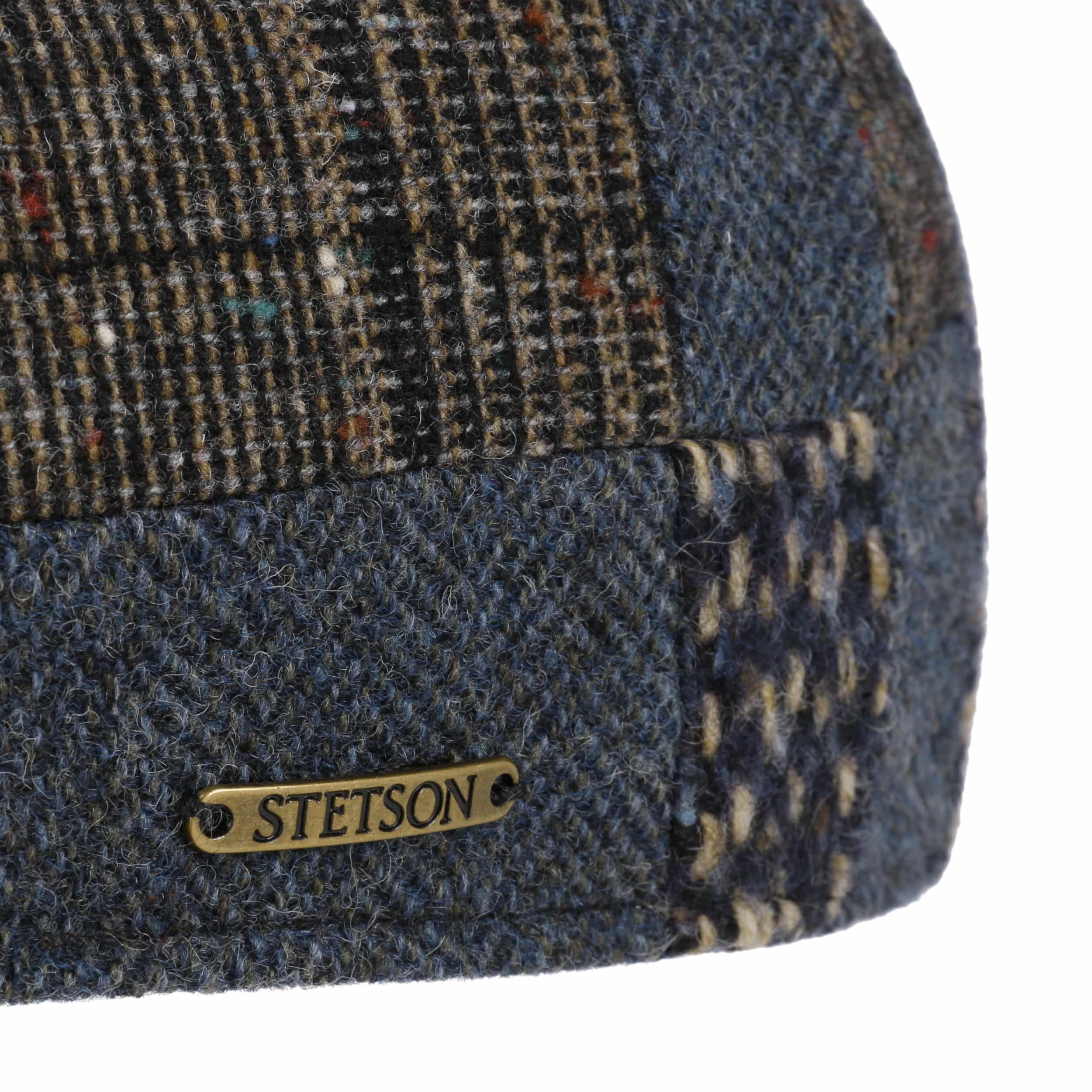 Texas Wool Mix Patchwork Flatcap by Stetson - 99,00