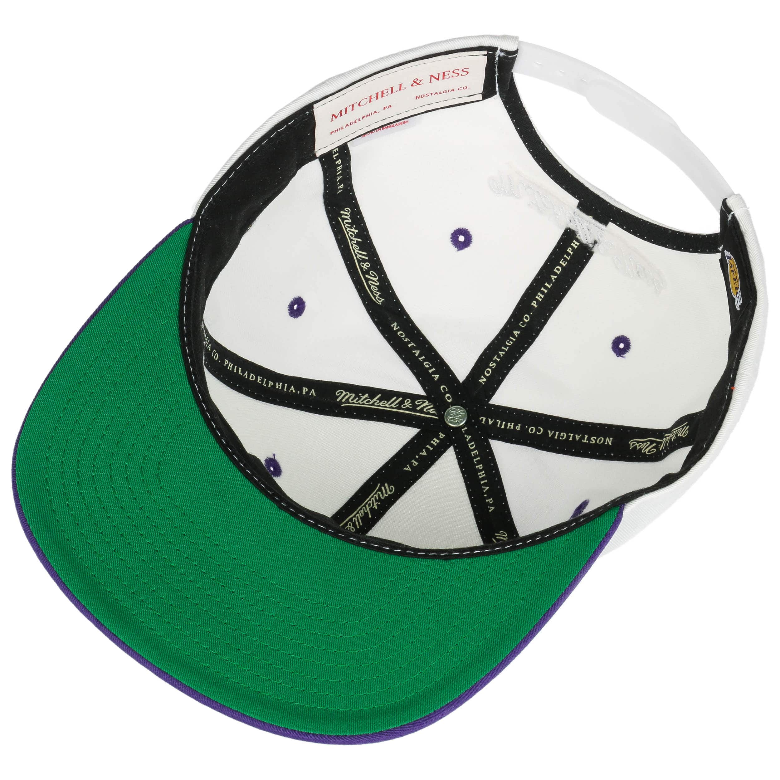 Throwback Snapback Lakers Cap by Mitchell & Ness - 34,95