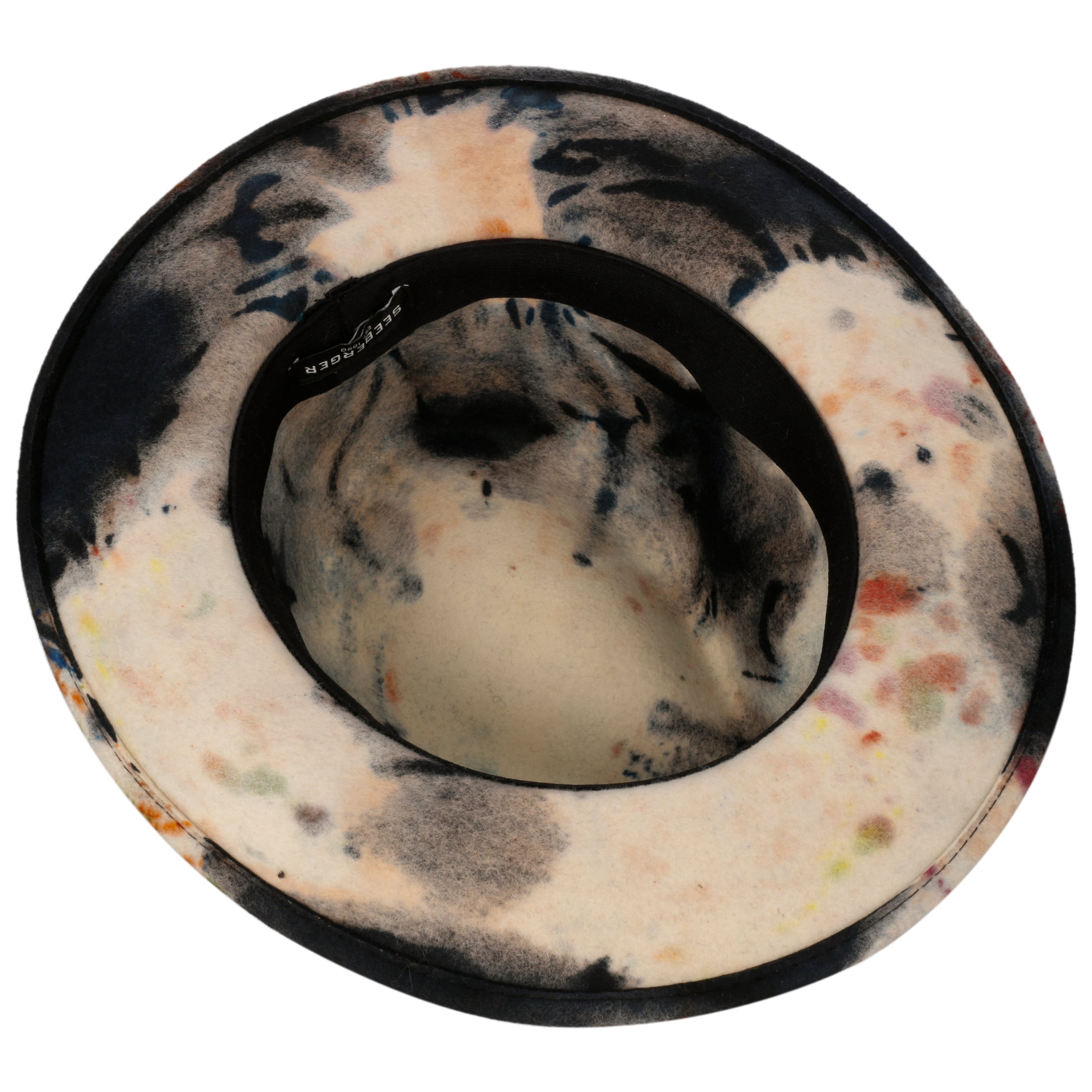 Tie Dye Fedora Filzhut by Seeberger - 89,95