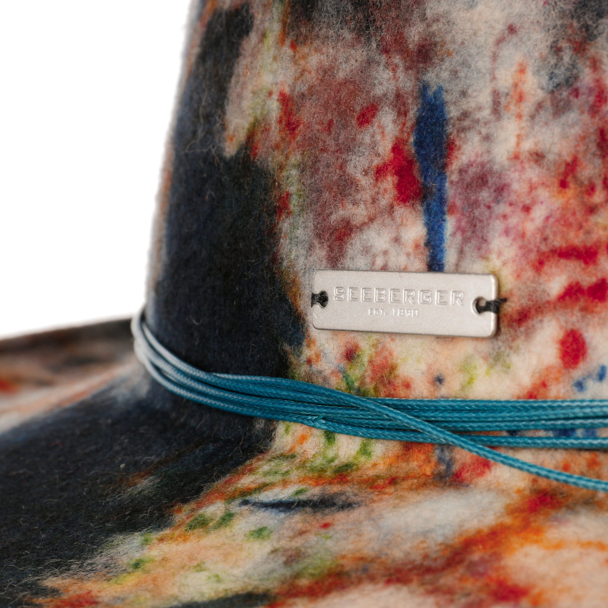 Tie Dye Fedora Filzhut by Seeberger - 89,95