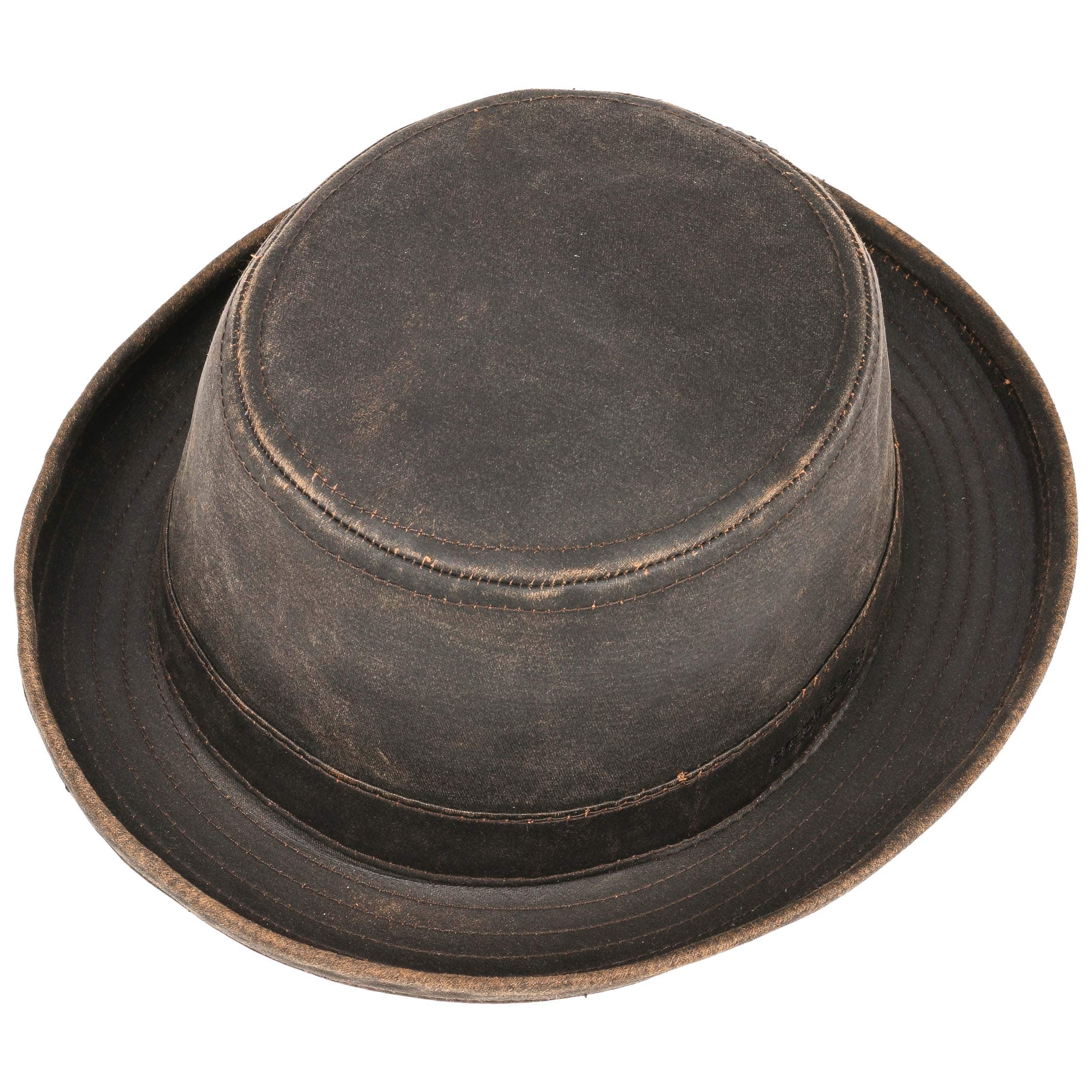 Top Hat Cotton Pork Pie Hut by Stetson - 59,00