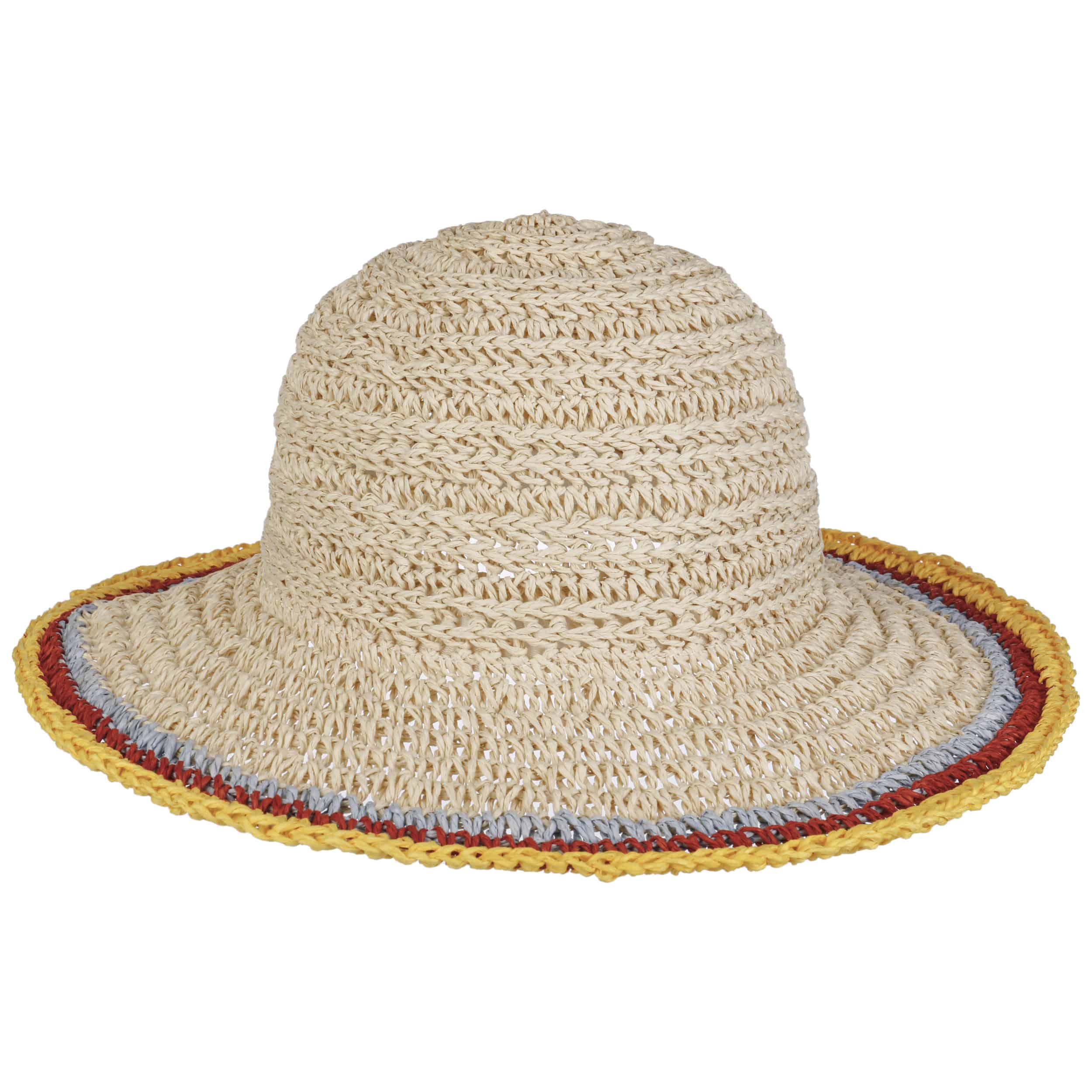 Tricolour Edge Strohhut by Lipodo - 29,95