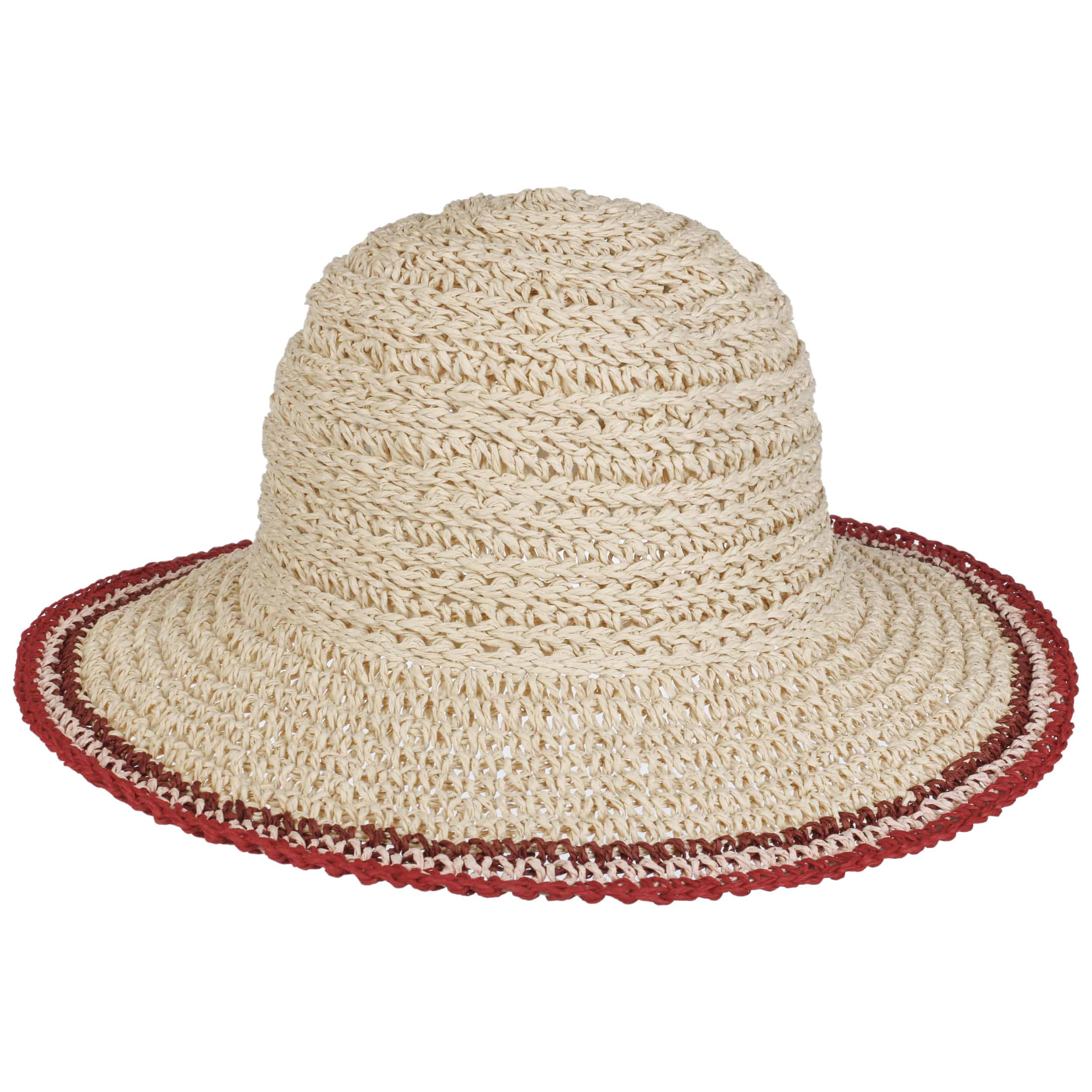 Tricolour Edge Strohhut by Lipodo - 29,95
