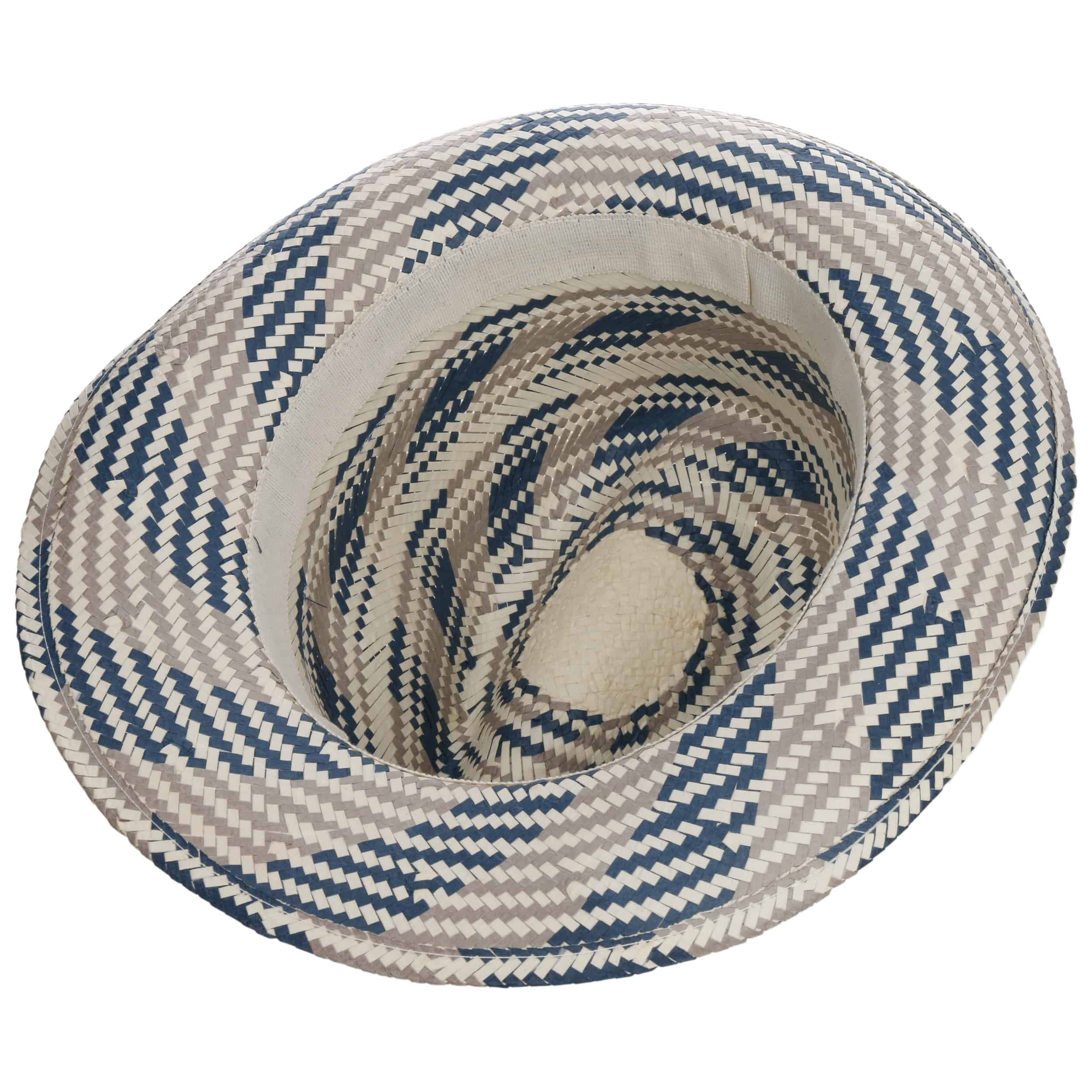 Tricolour Fedora Strohhut by Lipodo - CHF 33.95