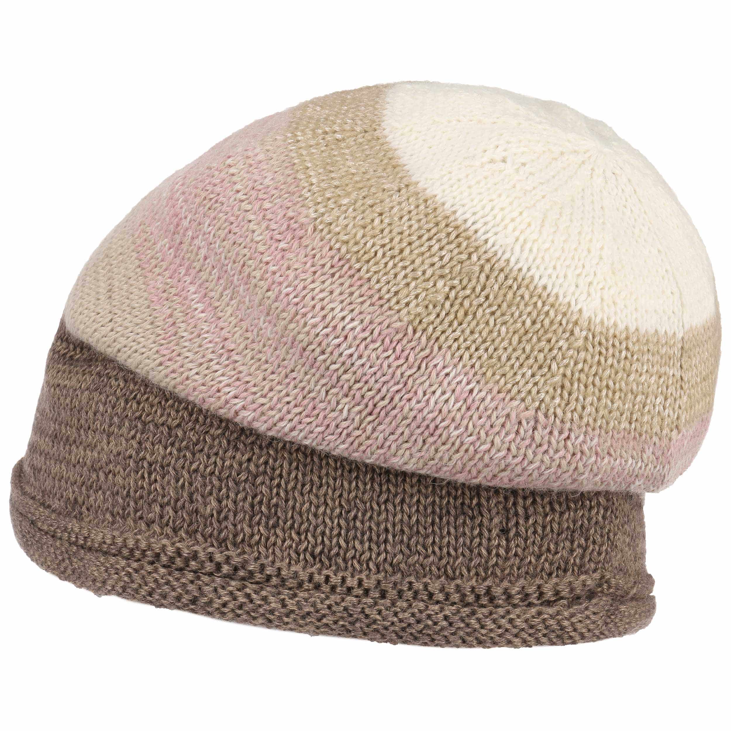 Tricolour Long Beanie by Seeberger - 25,95