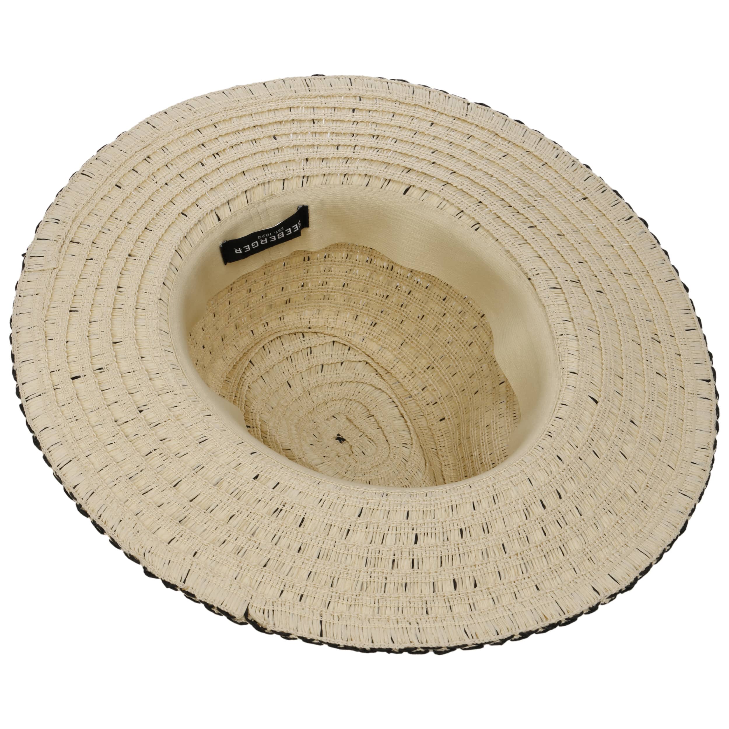 Twotone Fedora Stråhatt by Seeberger - 539,00 kr