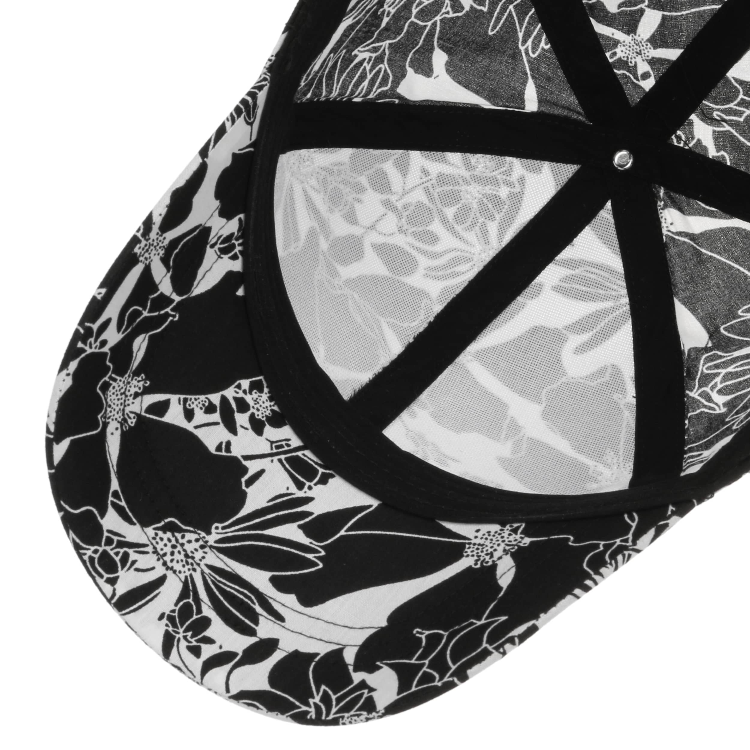 Twotone Flower Print Cap by Lipodo - 19,95