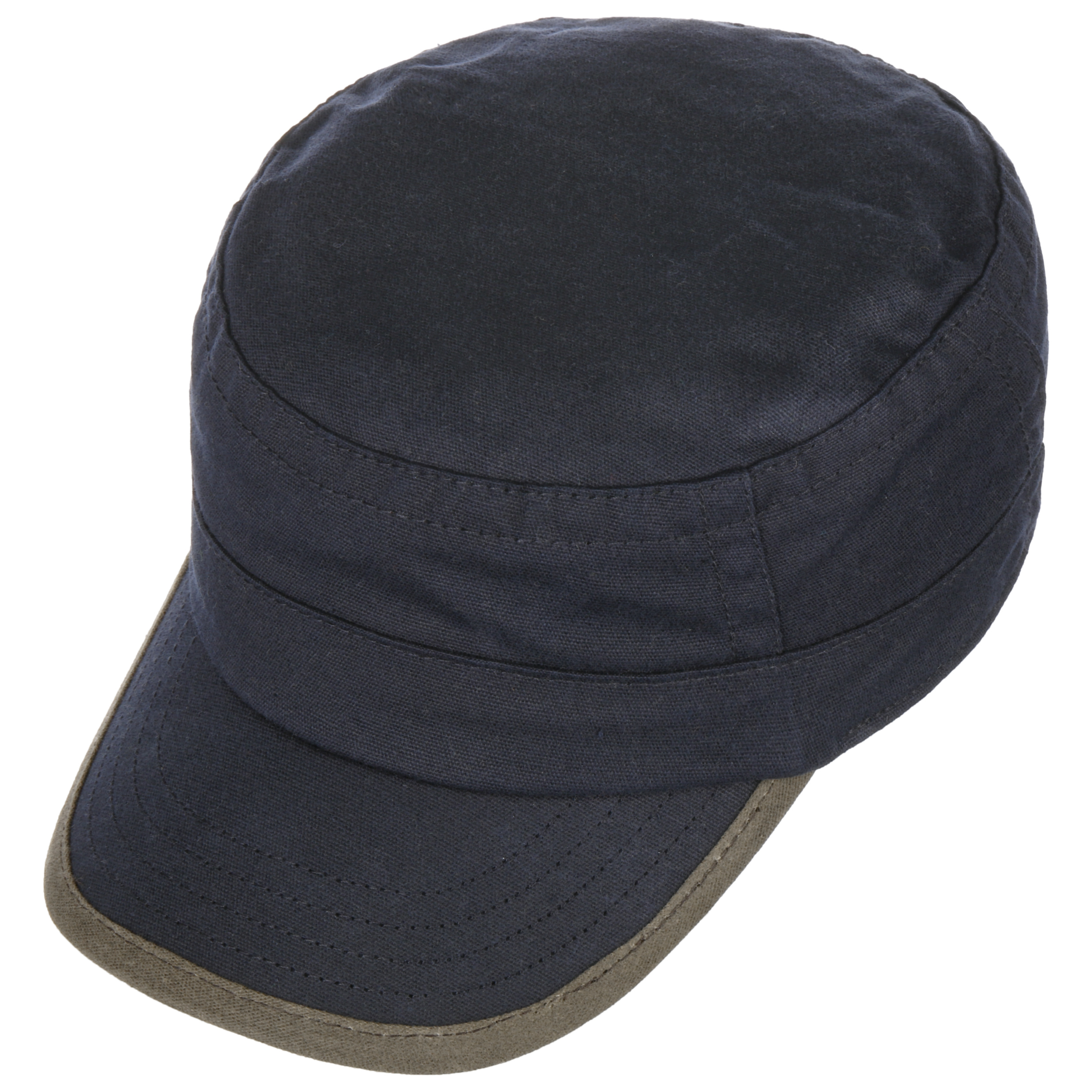 Vintage Waxed Cotton Army Cap by Stetson - 69,00