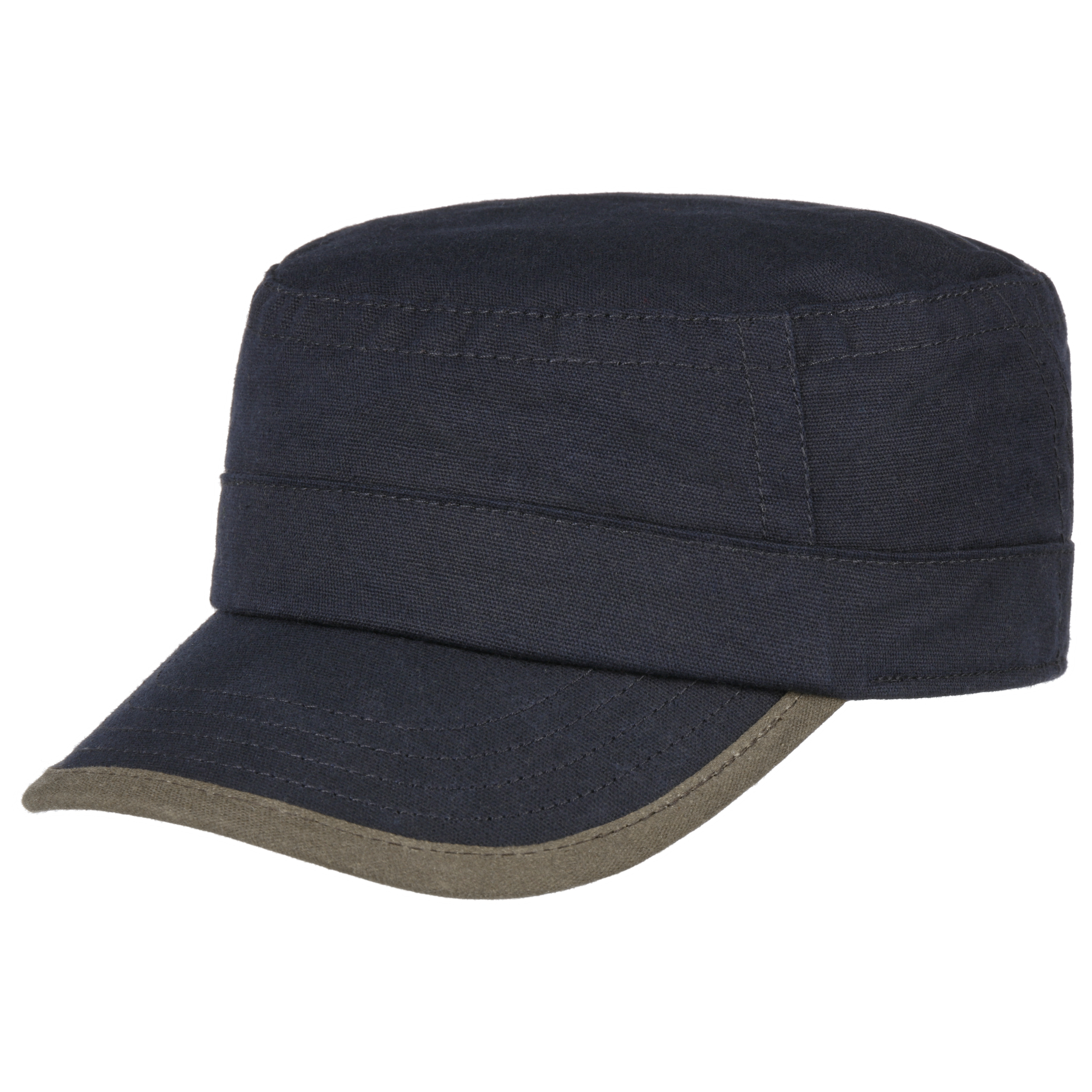 Vintage Waxed Cotton Army Cap by Stetson - 69,00