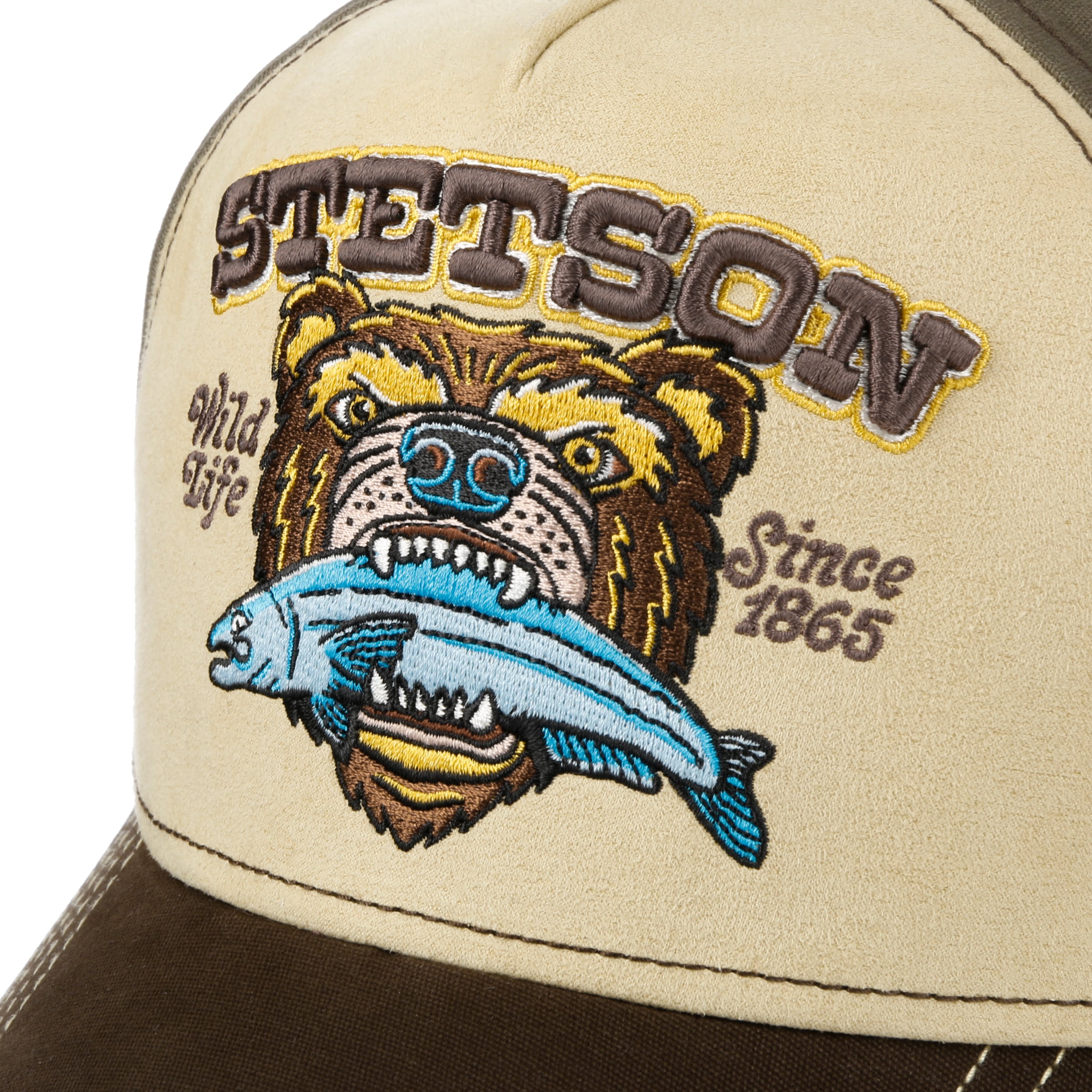 Wild Life Since 1865 Trucker Cap by Stetson - 49,00