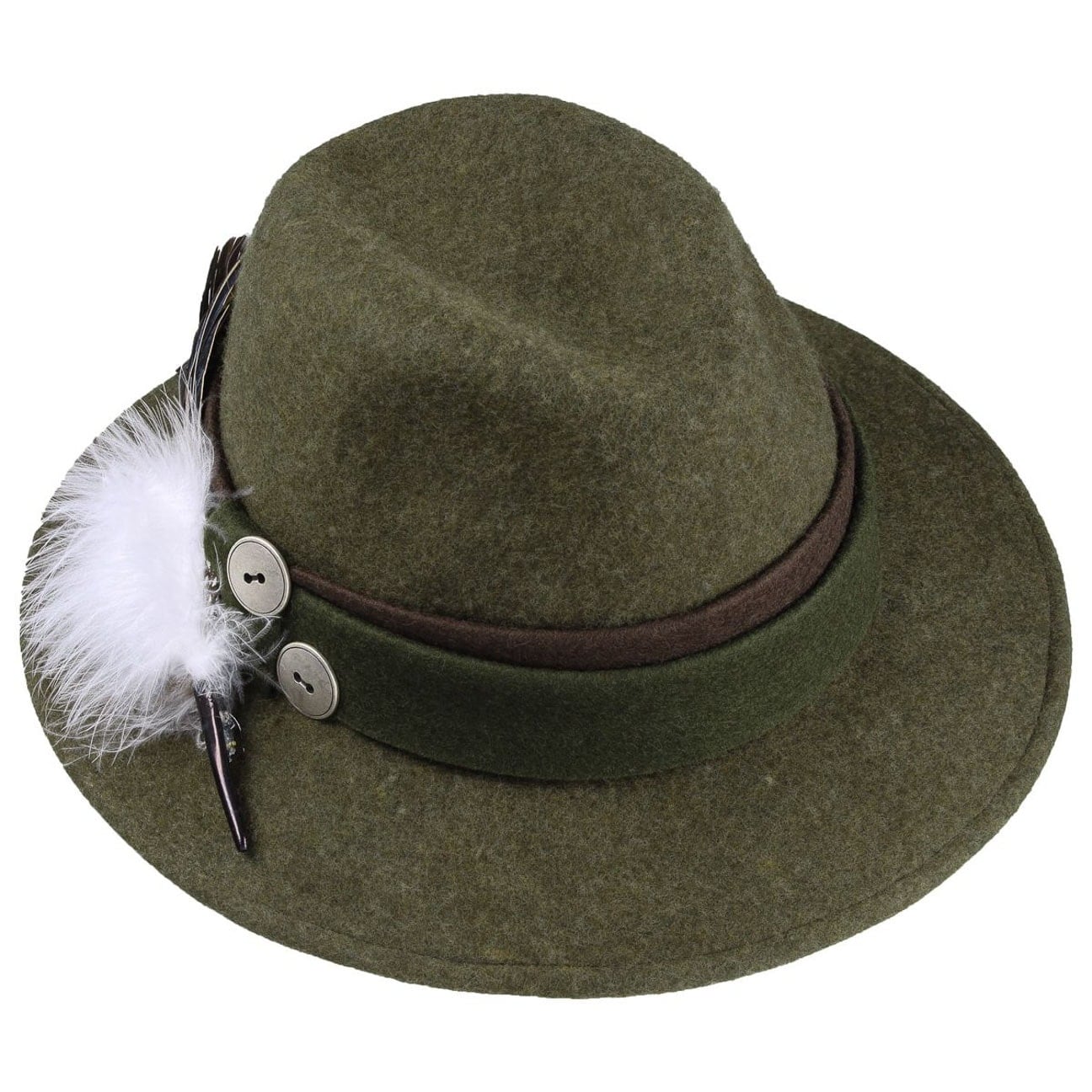 Women´s Loden Hat with Feathers, GBP 54,95 --> Hats, caps & beanies ...