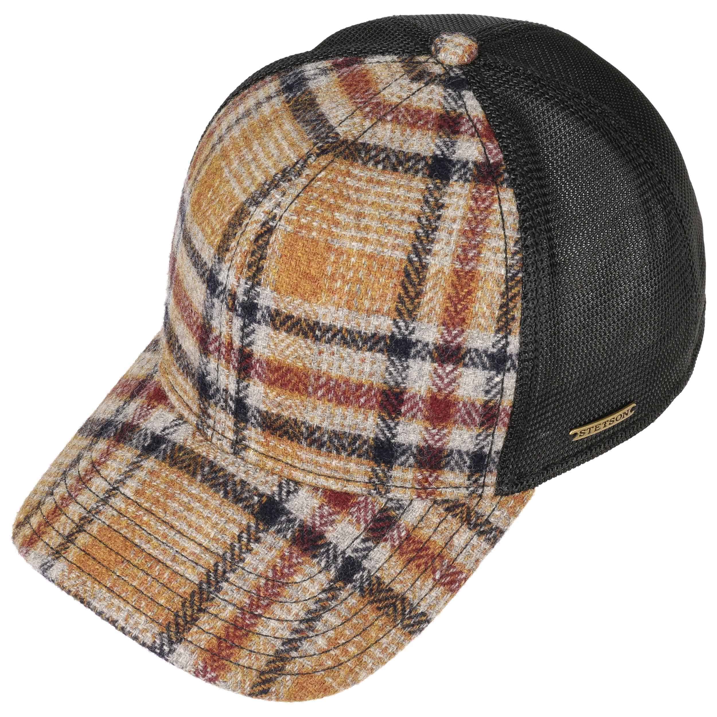 Woolrich Check Trucker Cap by Stetson - 39,00
