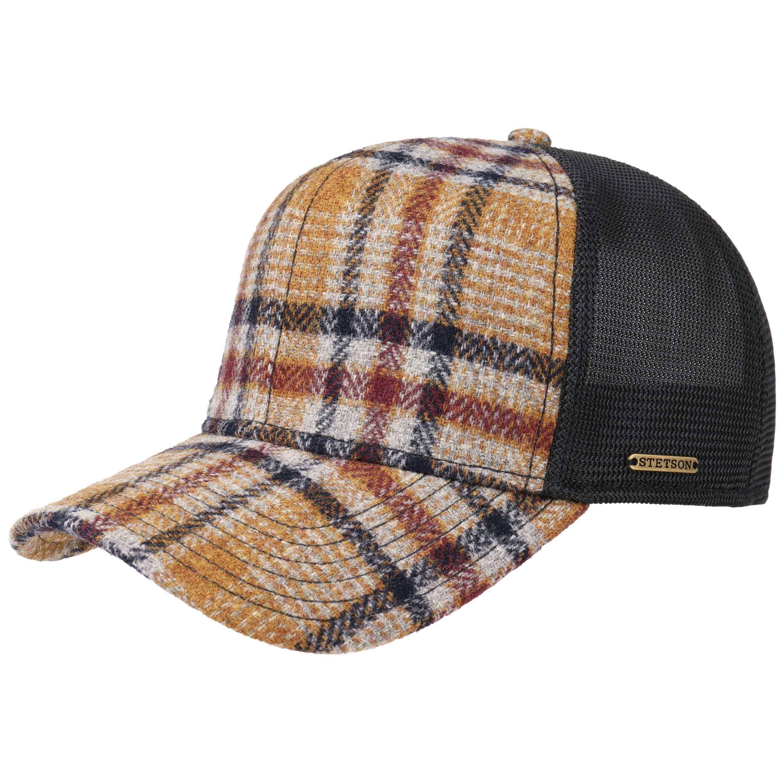 Woolrich Check Trucker Cap by Stetson - 39,00